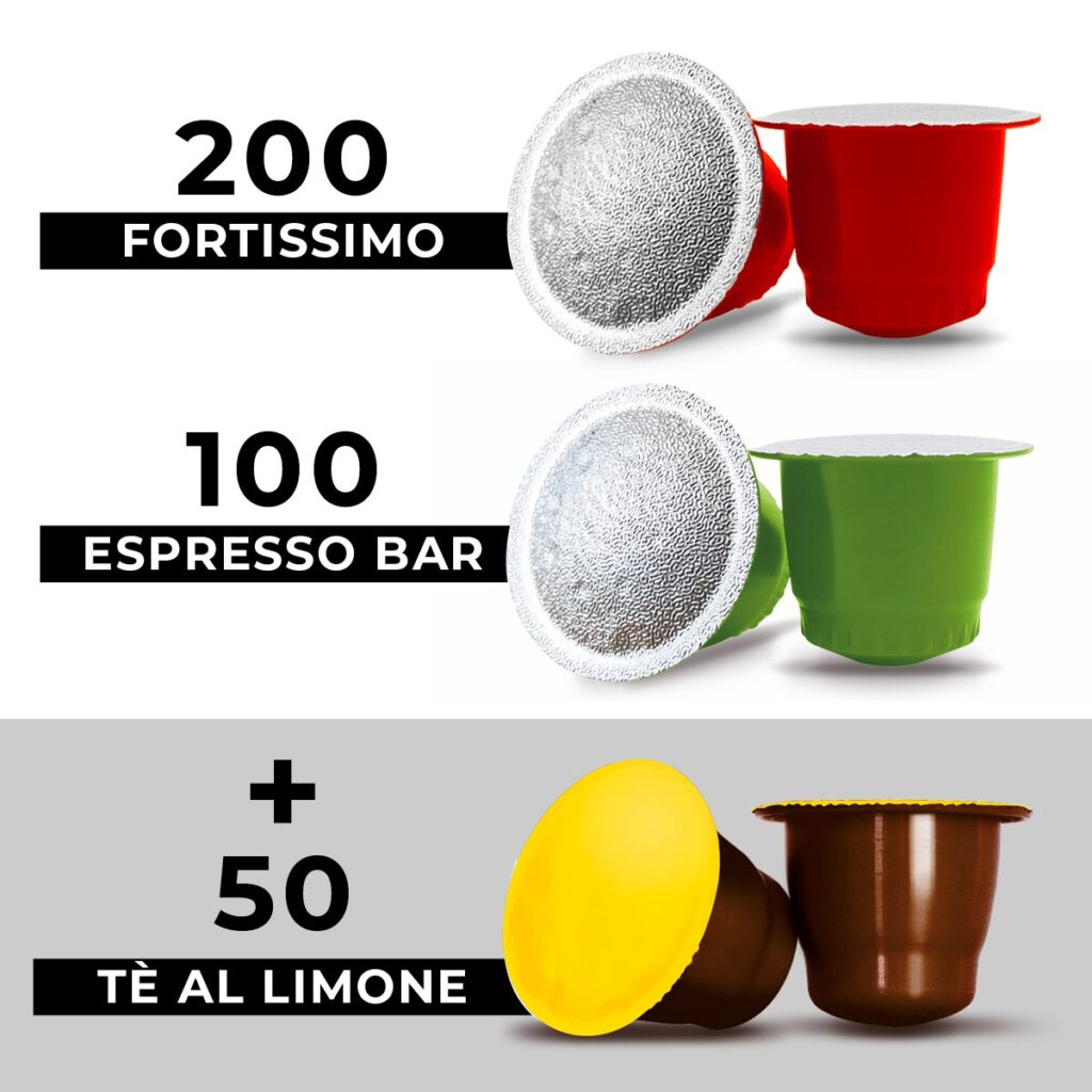 Scelta Capsule Caffè Compatibili Nespresso®* con bevanda Té Limone ...